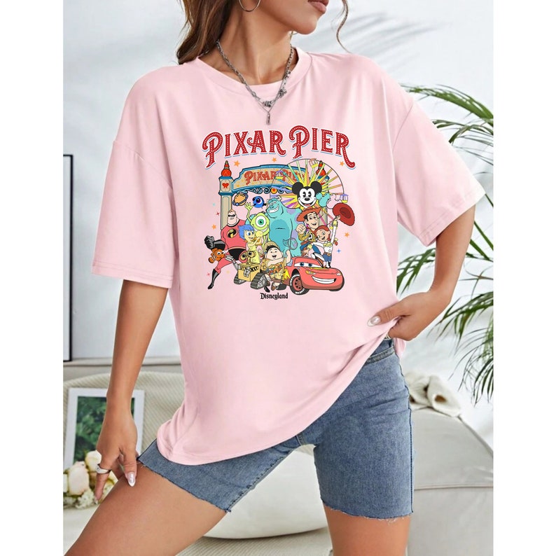 Disneyland Pixar Fest 2024 Shirt, Family Disneyland Trip Matching Tees ...
