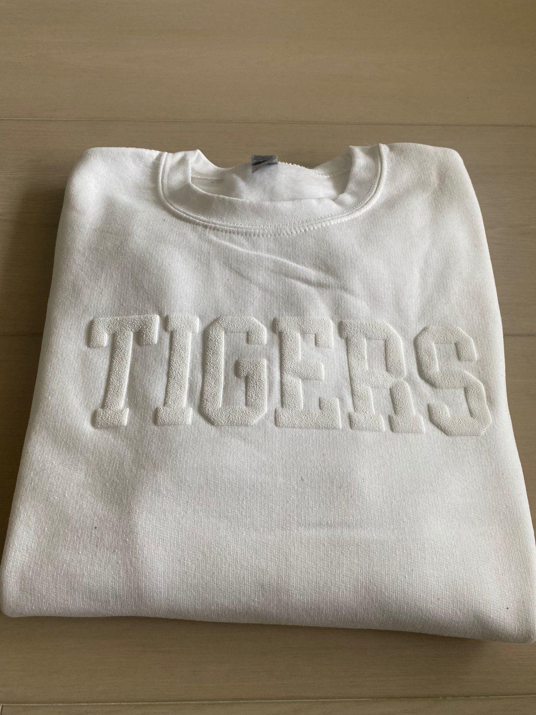 Custom Puff Print Team Name Sweatshirt, Personalized Puff Writing ...