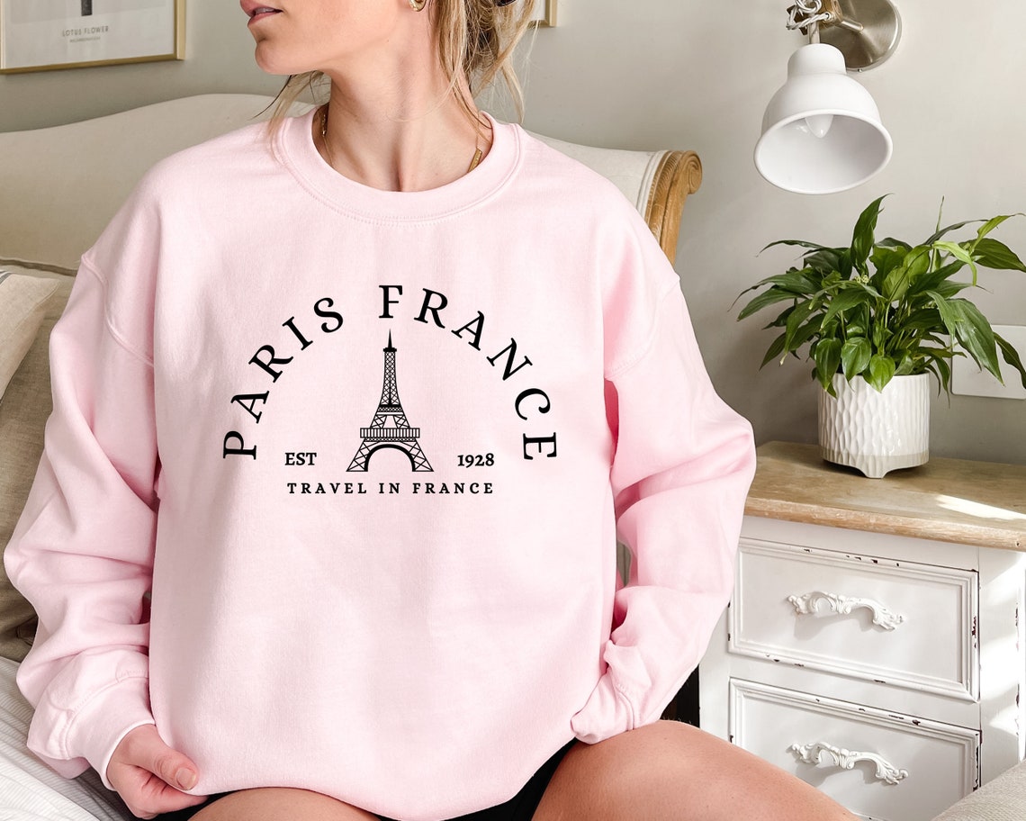 Paris France Sweatshirt,travel to France Shirt, Eiffel Tower Sweatshirt ...