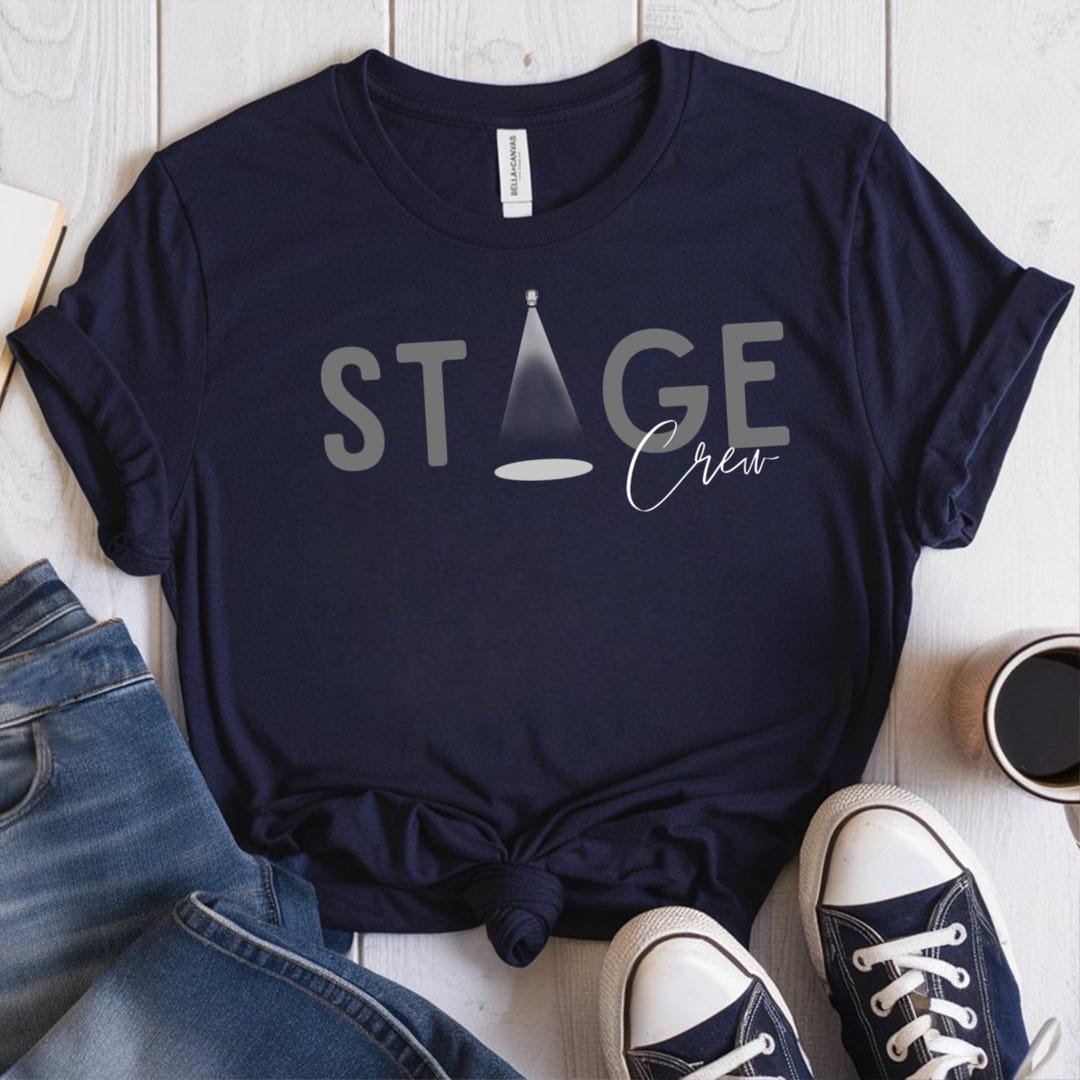 Theatre Shirt Spotlight Stage Crew Tee for Broadway Theatre Lover Gift ...