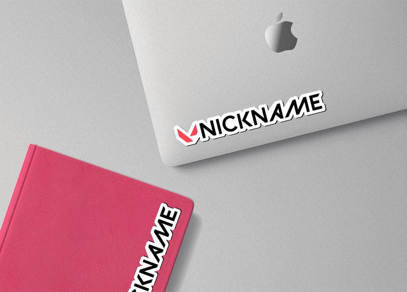 Personalized Valorant Nickname Stickers Custom Gaming Decals Perfect ...