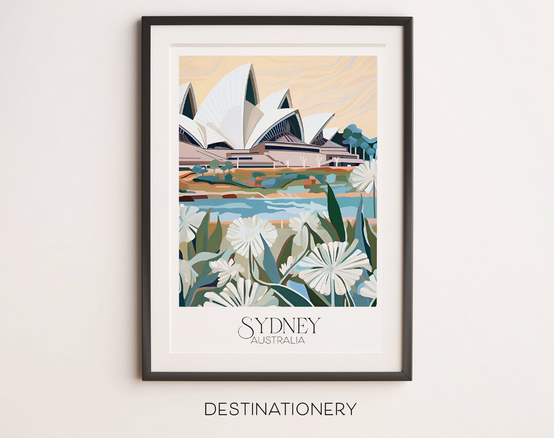 Printable Australia Art | Sydney Opera House Print | Travel Prints ...