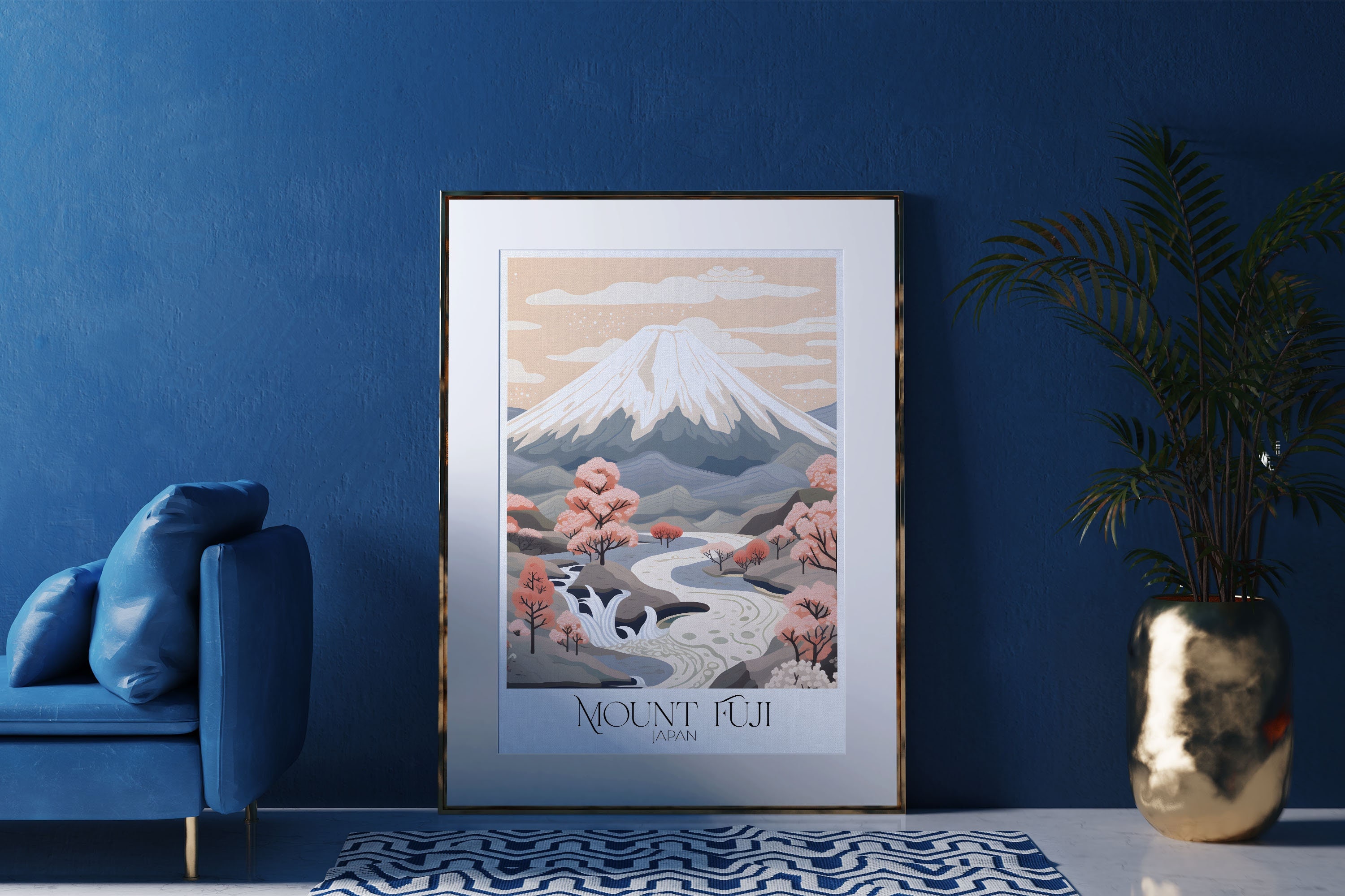 Printable Japanese Art Mt. Fuji Print Travel Prints - Etsy
