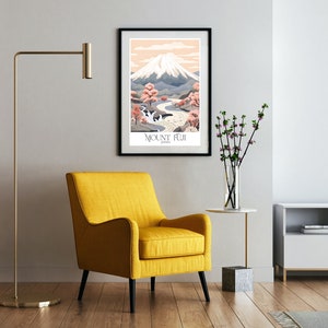 Printable Japanese Art Mt. Fuji Print Travel Prints - Etsy