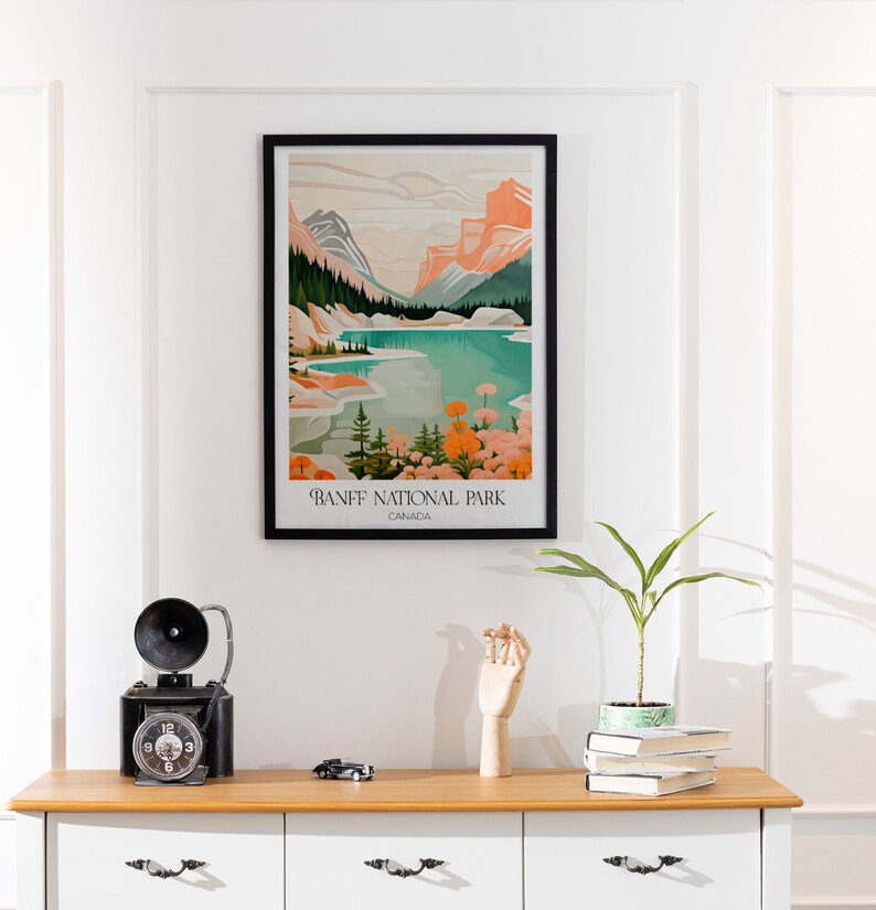 Printable Canadian Art | Banff Print | Travel Prints | Aesthetic Prints ...