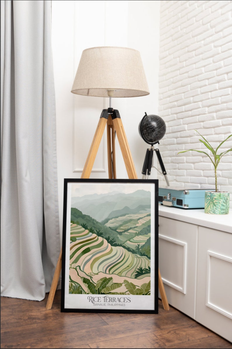 Printable Filipino Art | Banaue Rice Terraces Print | Travel Prints ...