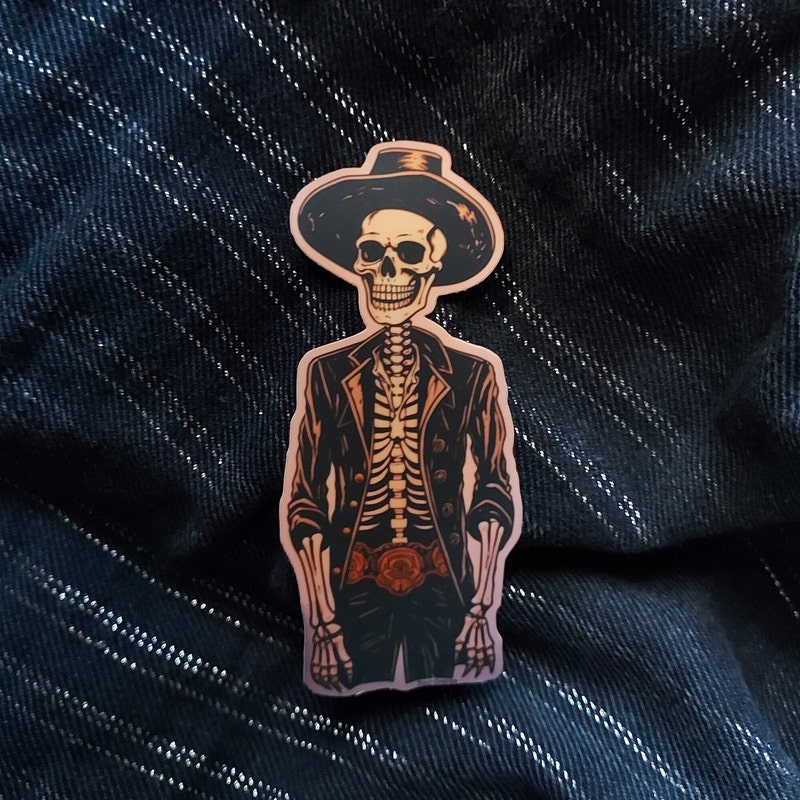 Skeleton Sticker - Etsy