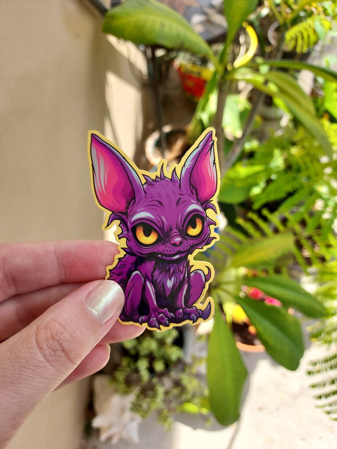 Cute Mischievous Chupacabra Sticker - Etsy