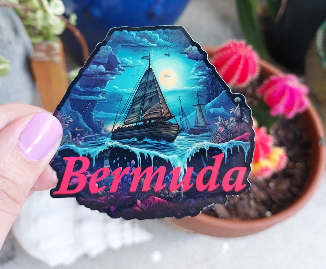 Bermuda Triangle Sticker - Etsy