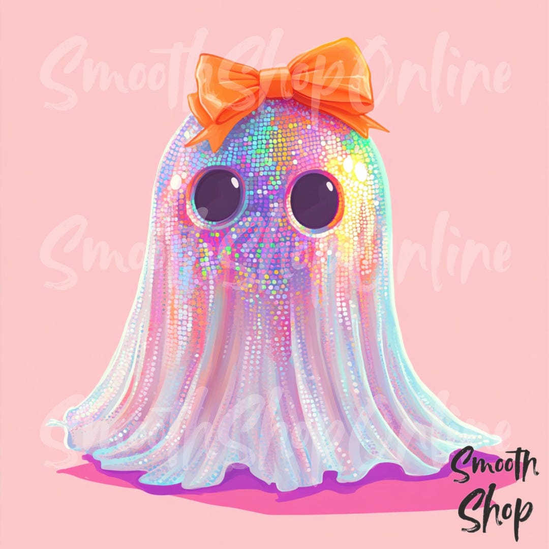 Shiny Disco Ghost Png,retro Cute Ghost Png,cute Disco Ghost Png,spooky ...