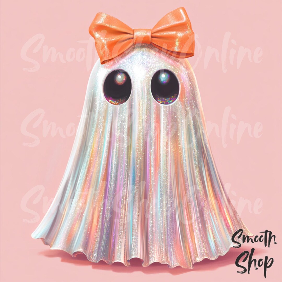 Shiny Disco Ghost Png,retro Cute Ghost Png,cute Disco Ghost Png,spooky ...