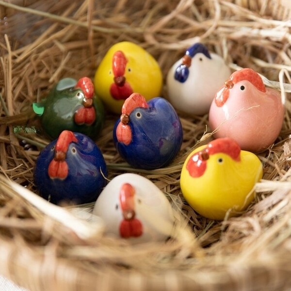 Ceramic Chickens - Etsy
