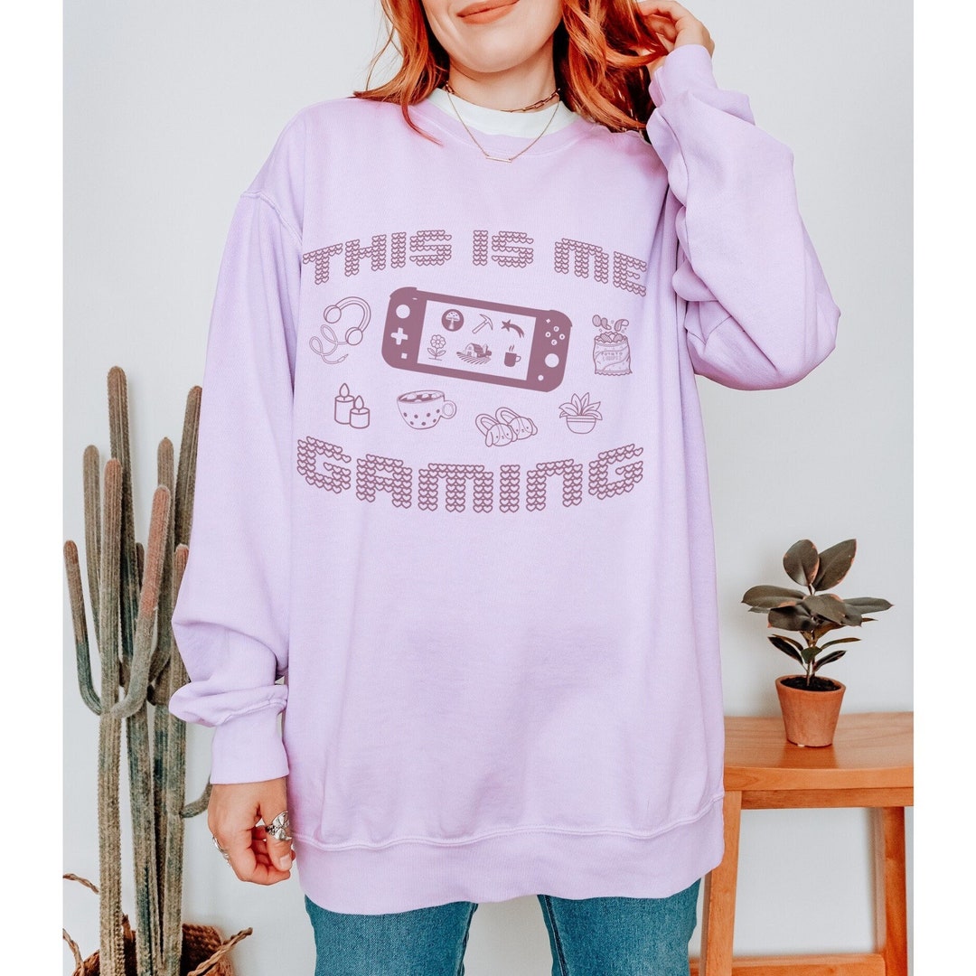 Cozy Gamer Sweatshirt, This is Me Gaming Shirt, Comfort Colors Cozy ...