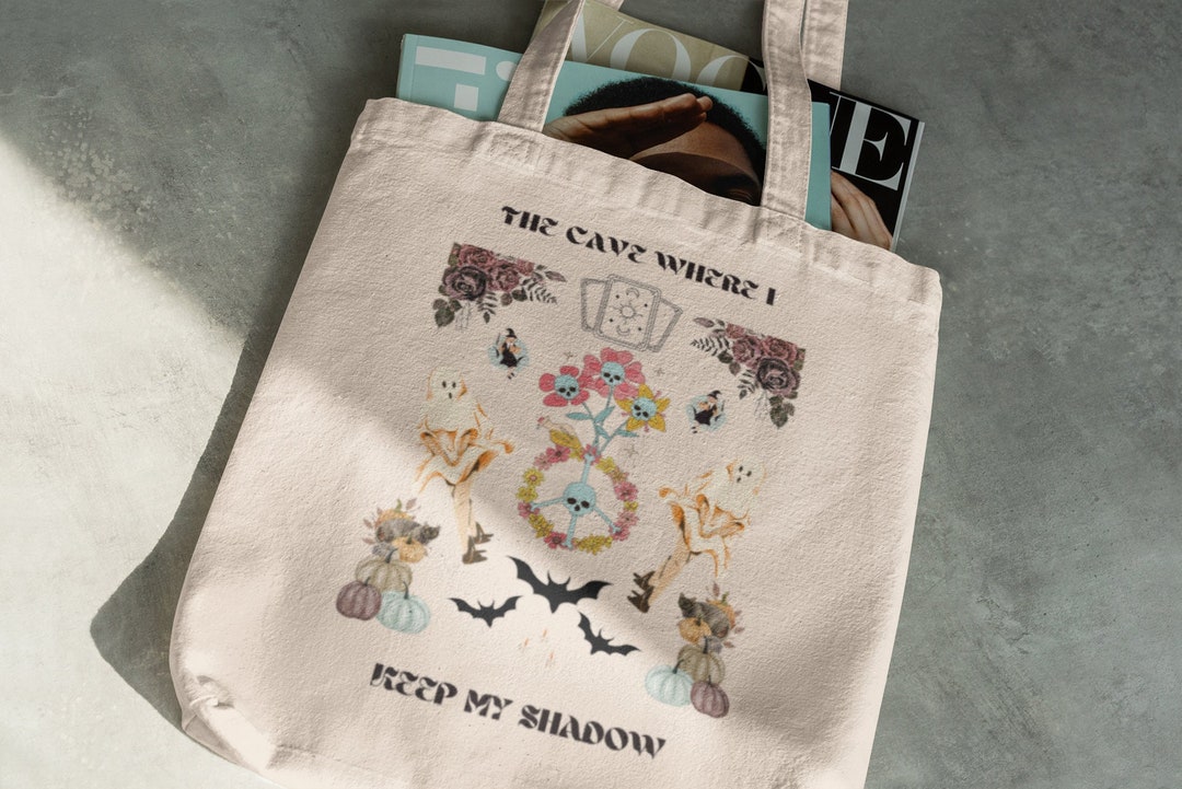 SHADOW CAVE Tote Bag Eco-friendly Recycled Cotton Magical Gift - Etsy