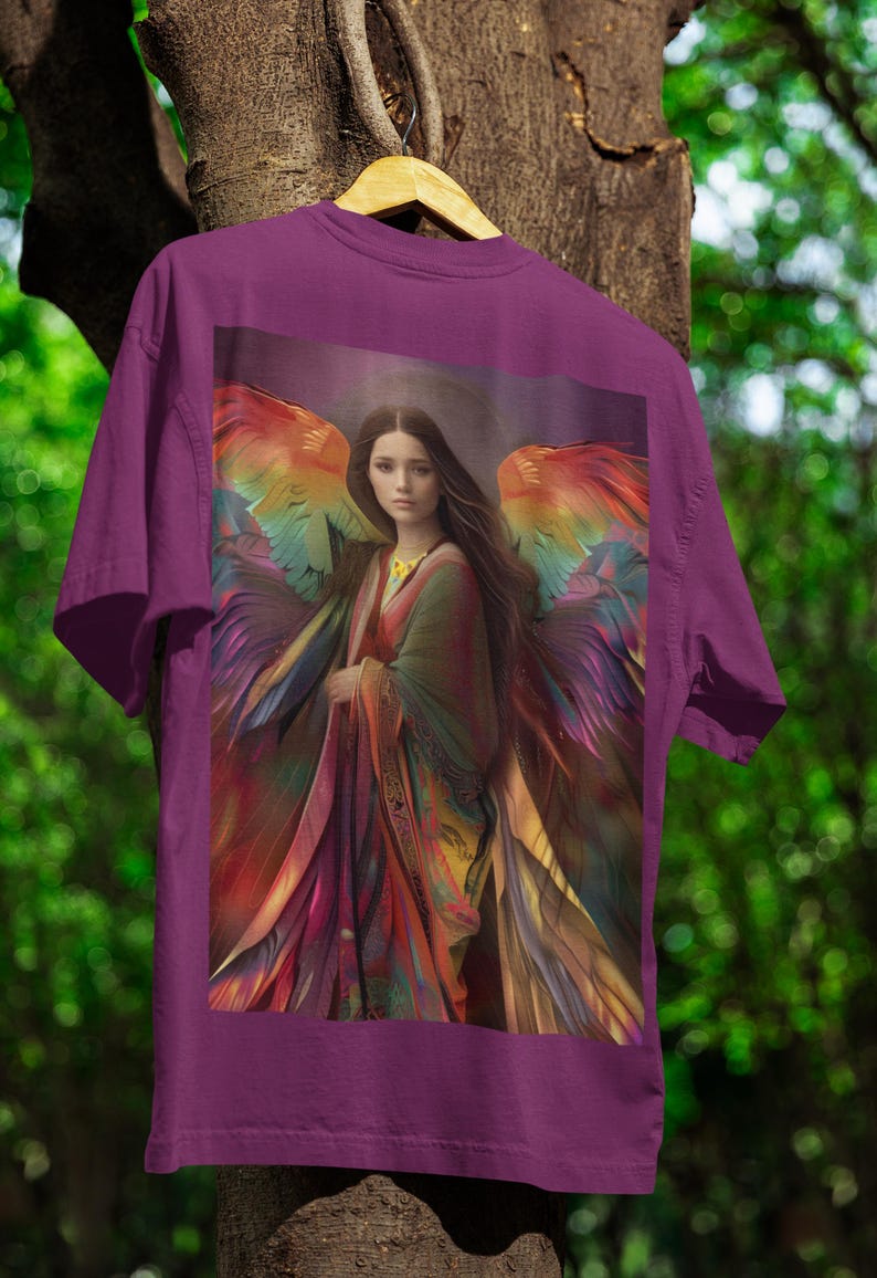 Rainbow Goddess Iris Print: Bohemian Boho Fantasy Altar Wall Art ...