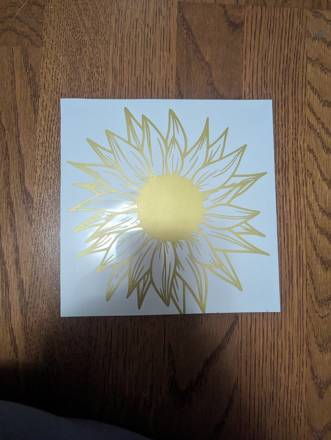 Sunflower Vynal Decal - Etsy