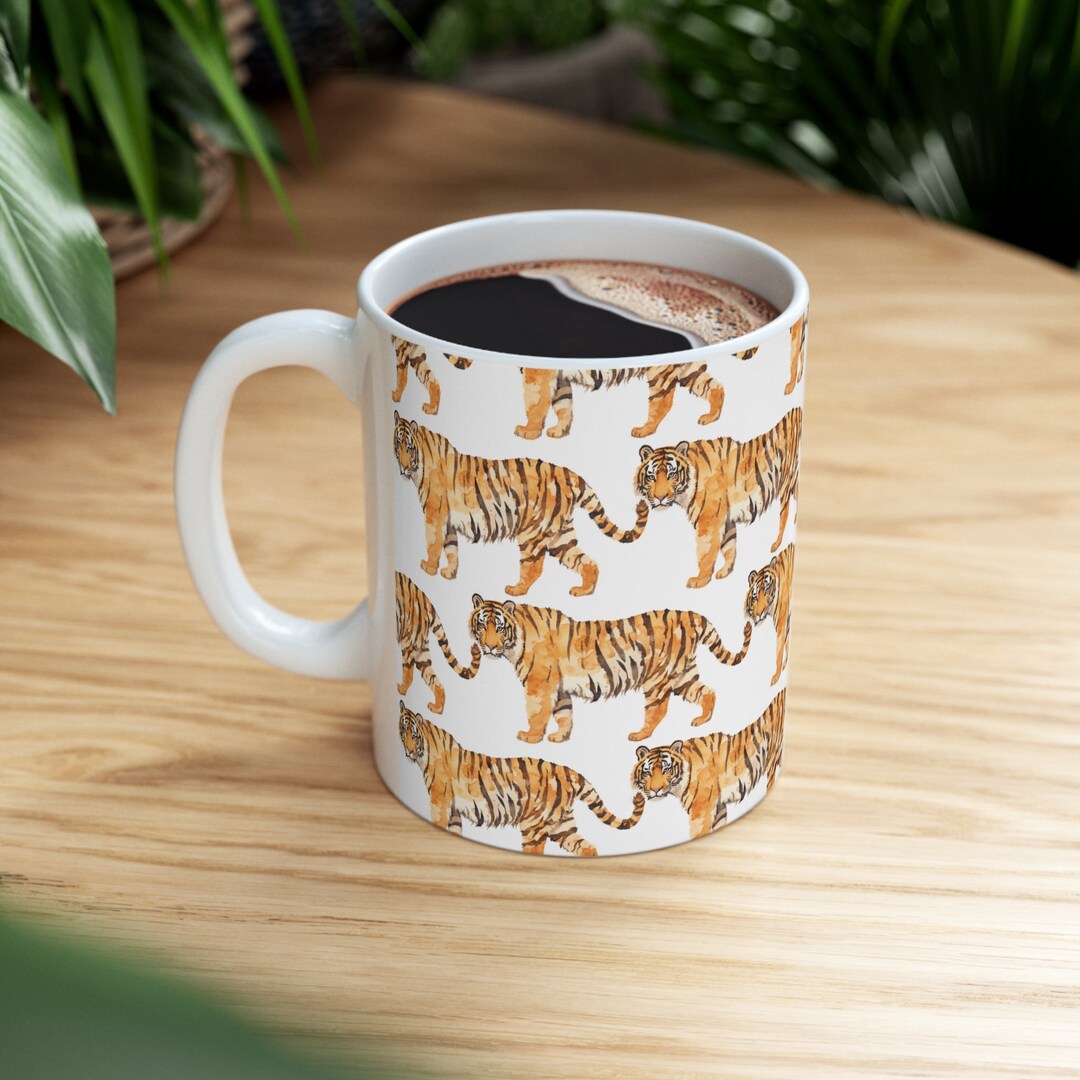 Prowling Tiger Mug, Tiger Gift, Wild Animal Mug, Creative Mug, Gift for ...