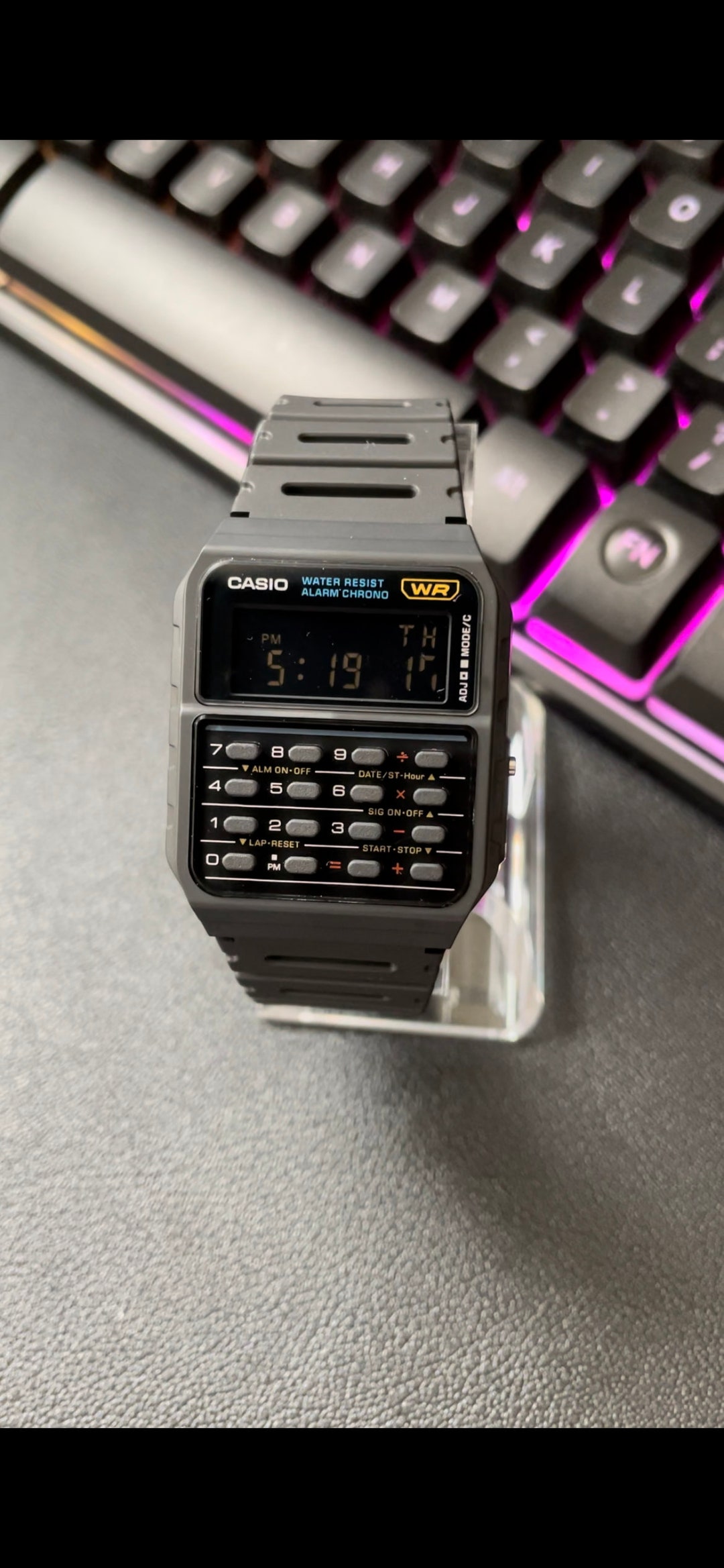 Custom Casio Vintage Calculator Watch - Etsy