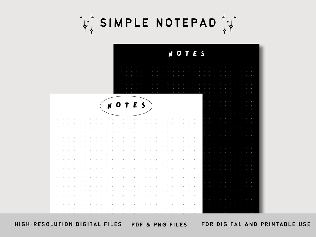 Notes Page Printable| Graph Paper Notes Template| Note Taking| Writing ...
