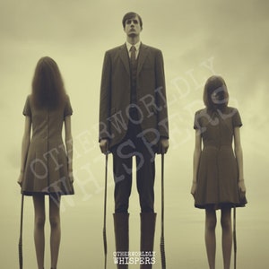 PRINTABLE Creepy People With Long Legs Realistic Photograph - Etsy