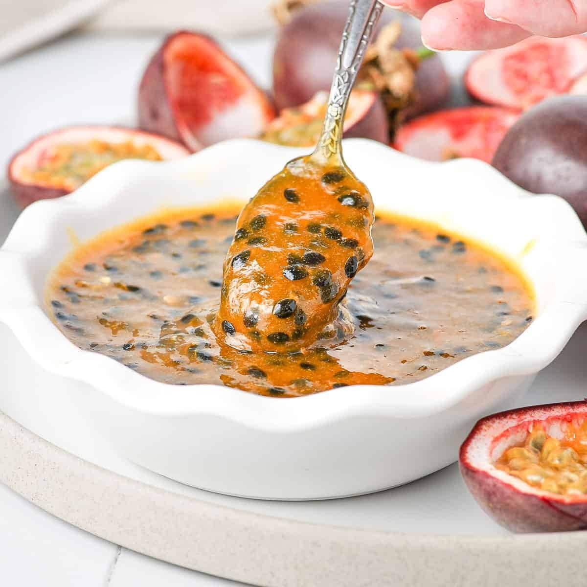 Organic Passion Fruit Sauce Gourmet Tropical Flavor, Artisan Made, All ...