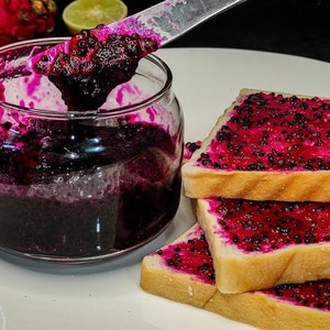 Homemade Dragon Fruit Sauce Exotic Pitaya Fruit Flavor, All-natural ...