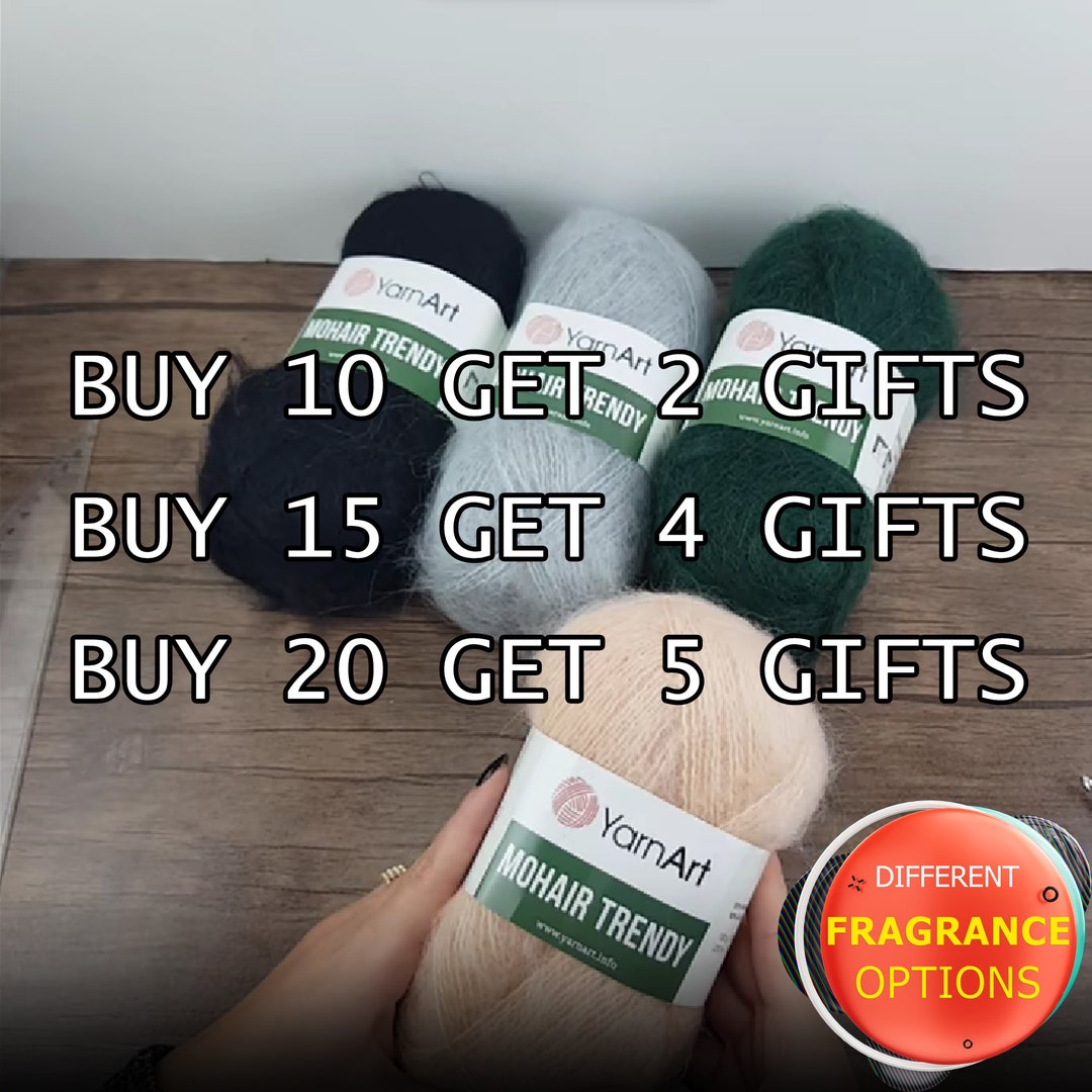 Soft Mohair Yarns Colored Thread Models High Quality Soft - Etsy