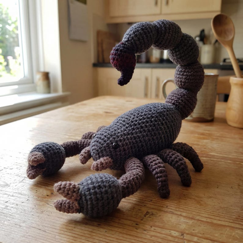 Cute Scorpion Amigurumi Crochet Pattern Desert Animal Plush PDF - Etsy