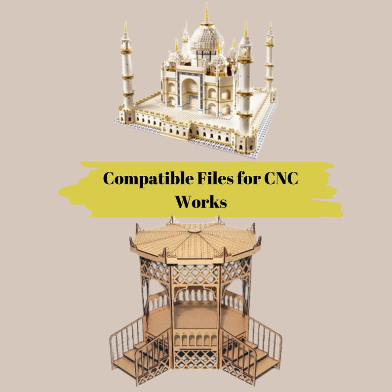 Architecture 20+ Laser Cut Bundle | CNC Design Files, Cdr, Dxf, Jpg ...