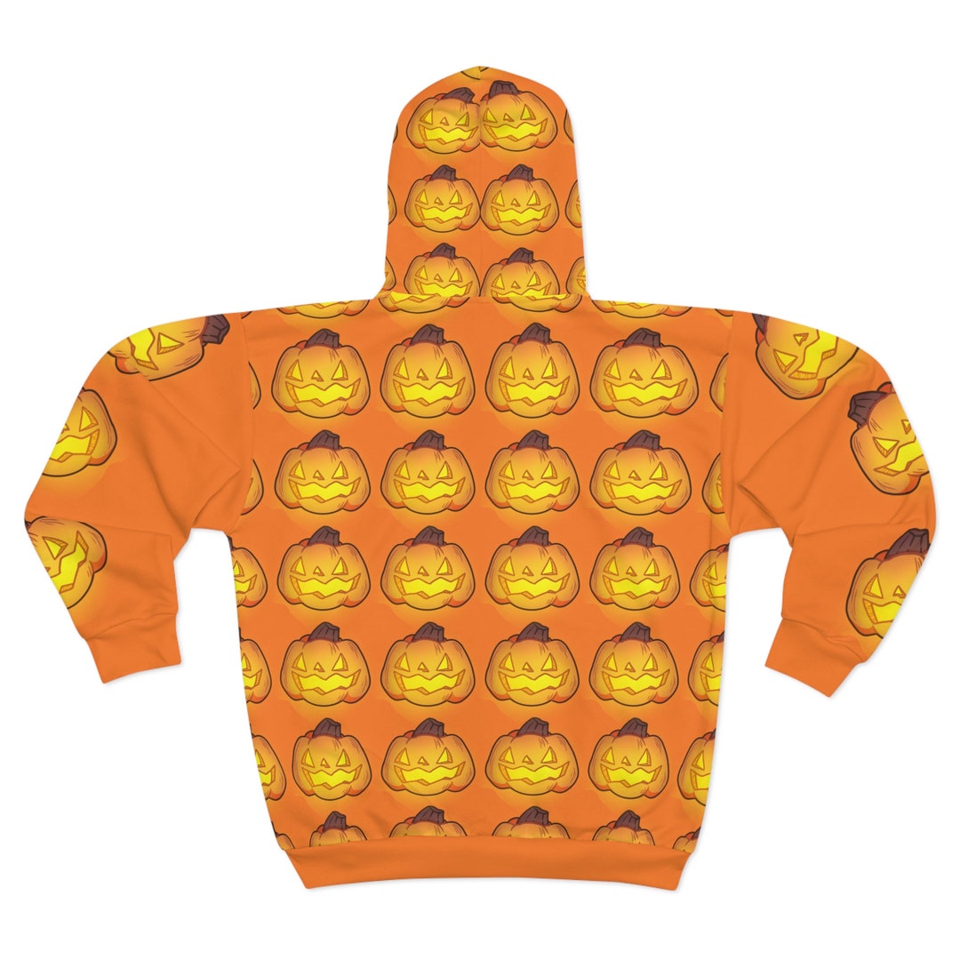Halloween Zip Hoodie - Etsy