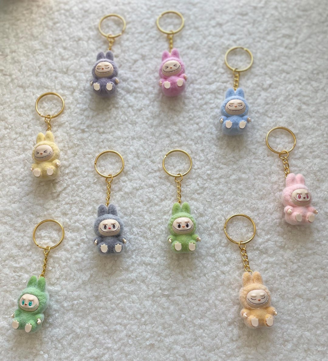 Labubu Key Charms | Labubu Keychain | Mini Labubu | Labubu Monster ...