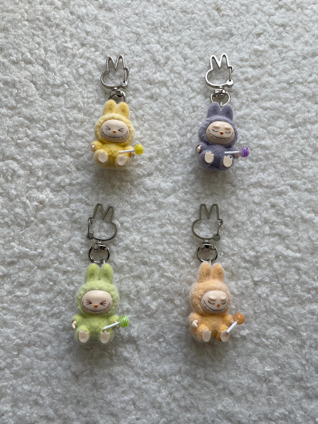 Labubu Keychain | Mini Labubu Keychain | Labubu With Lollipop | Popmart ...