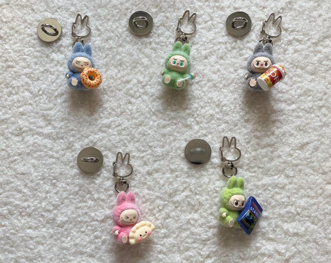 Labubu Keychain | Mini Labubu Keychain | Labubu With Lollipop | Popmart ...