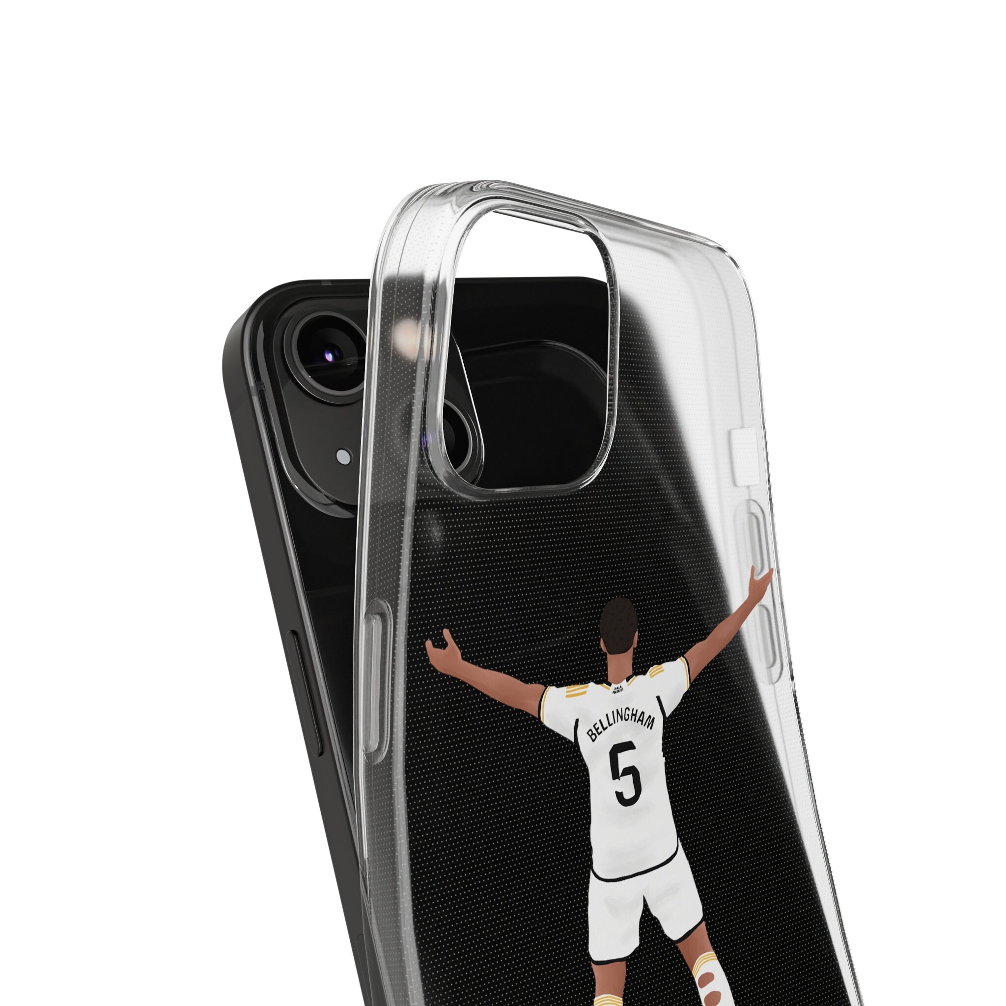 Jude Bellingham Belligol Celebration Clear Soft Phone Case Real Madrid ...