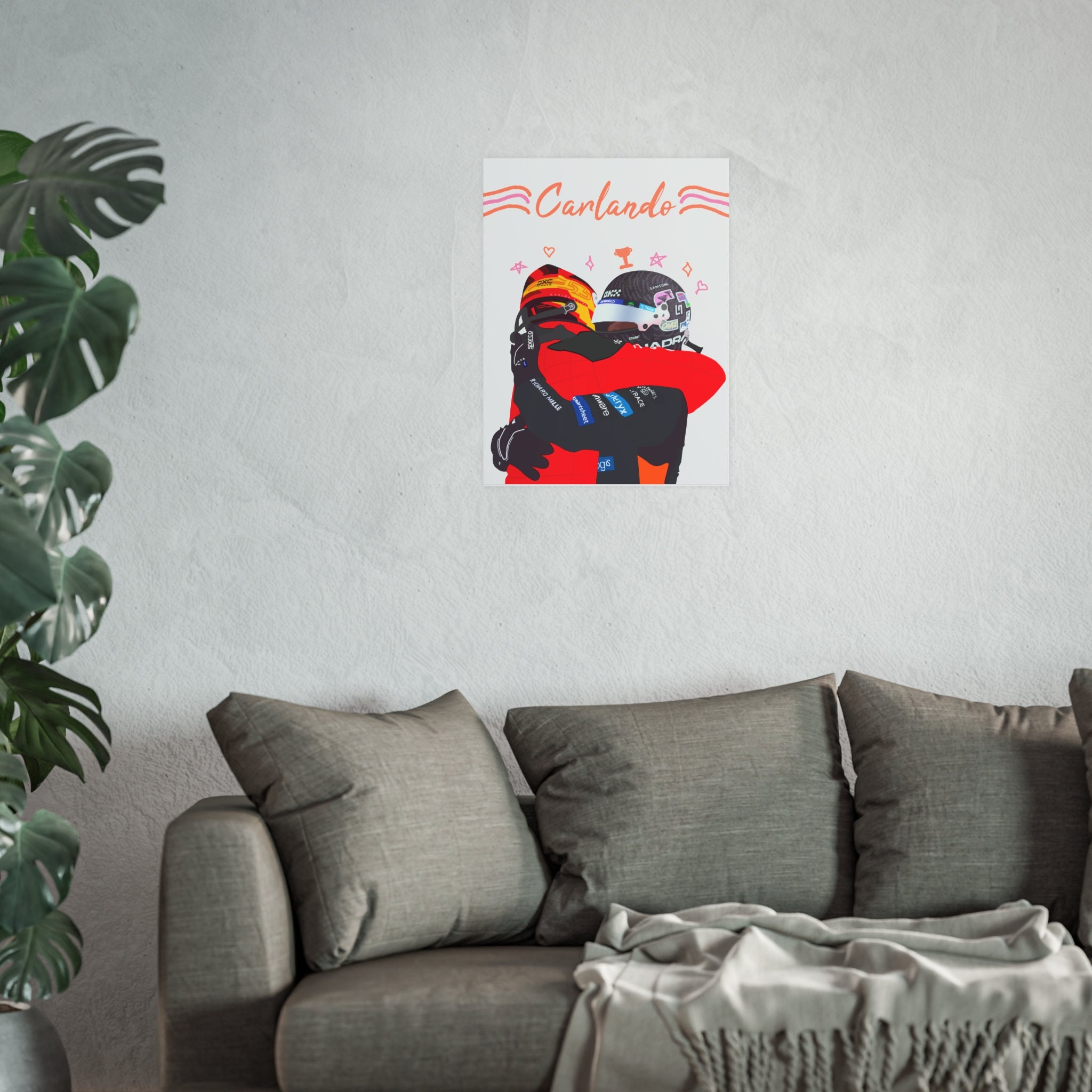 Carlando Digital Ready to Print Poster 18x24 Carlos Sainz - Etsy