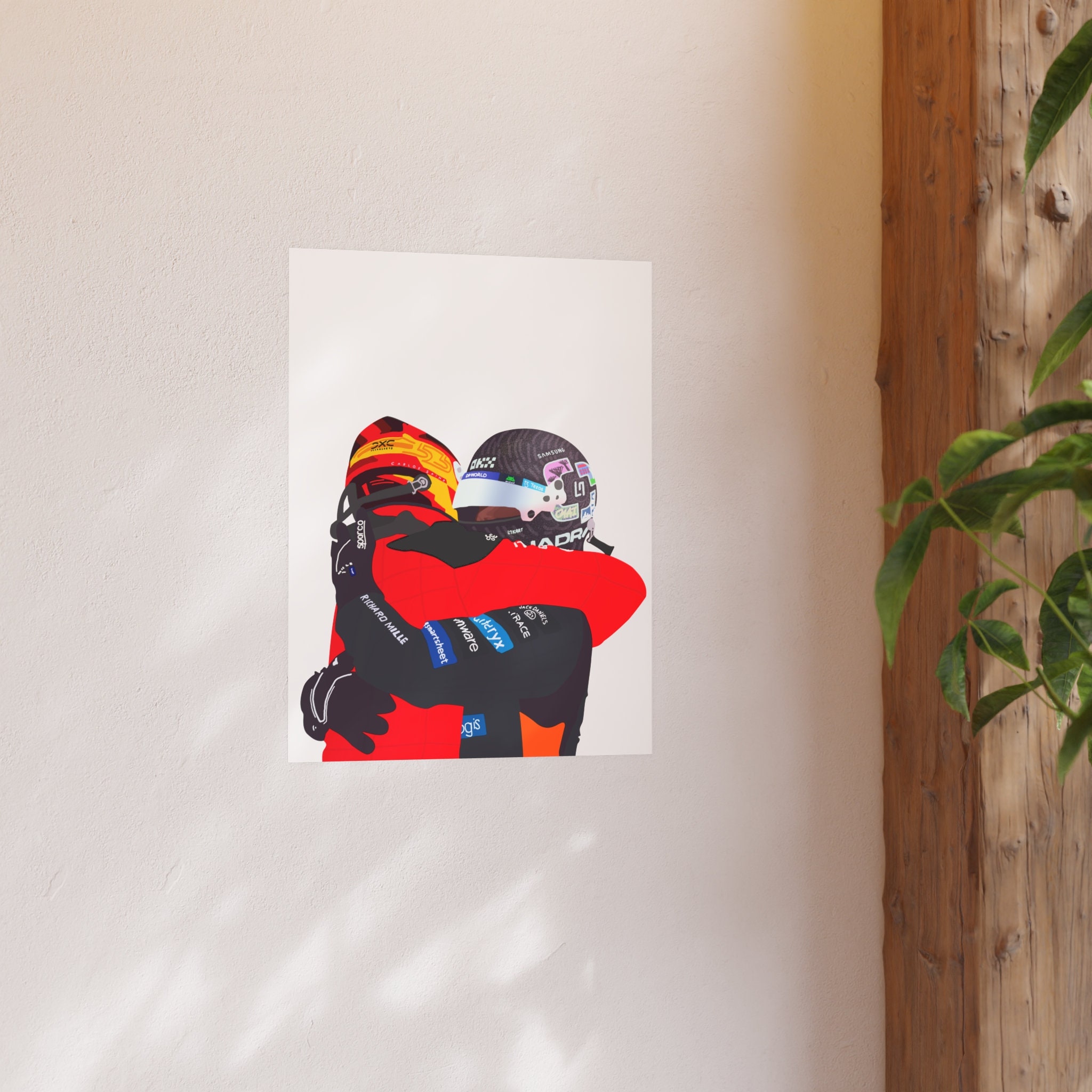 Carlando Digital Ready to Print Poster 18x24 Carlos Sainz Lando Norris ...