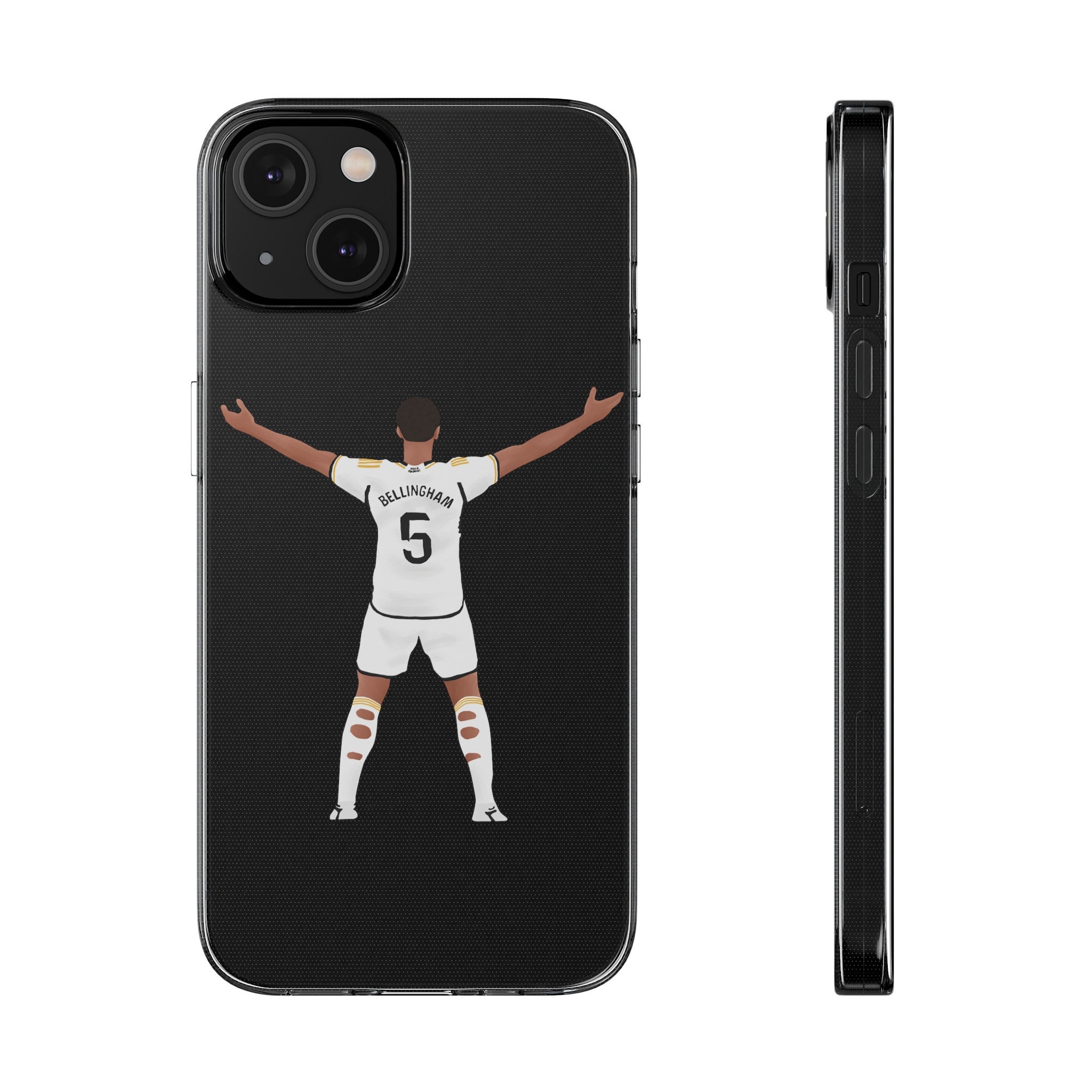 Jude Bellingham Belligol Celebration Clear Soft Phone Case Real Madrid ...