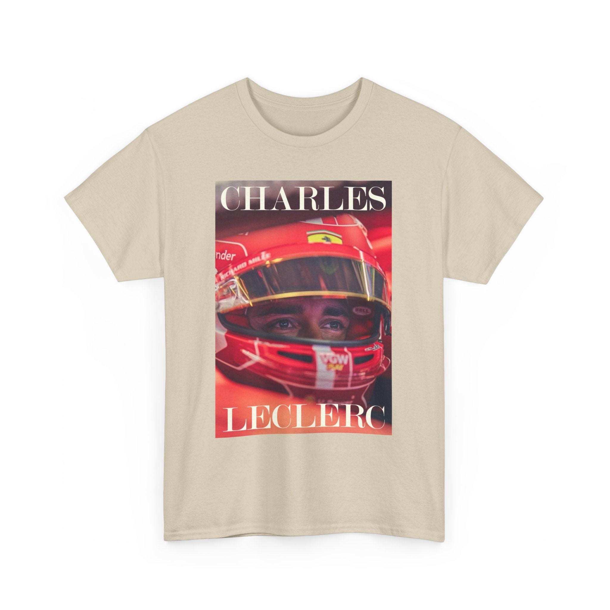 Charles Leclerc Shirt, F1 Formula 1 Unisex Tee Motorsport Tshirt ...