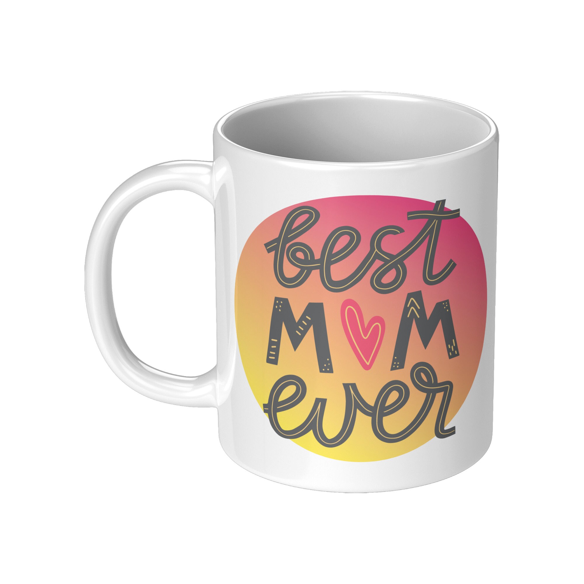 Mother Mug Wrap, Full Mug Wrap, 3D Silhouette Mug, Mother Hand Mug, Mug ...