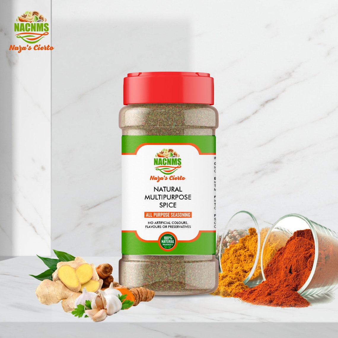 Naza's Cierto Natural Spices is Made From 100% Spices, No Additives or ...