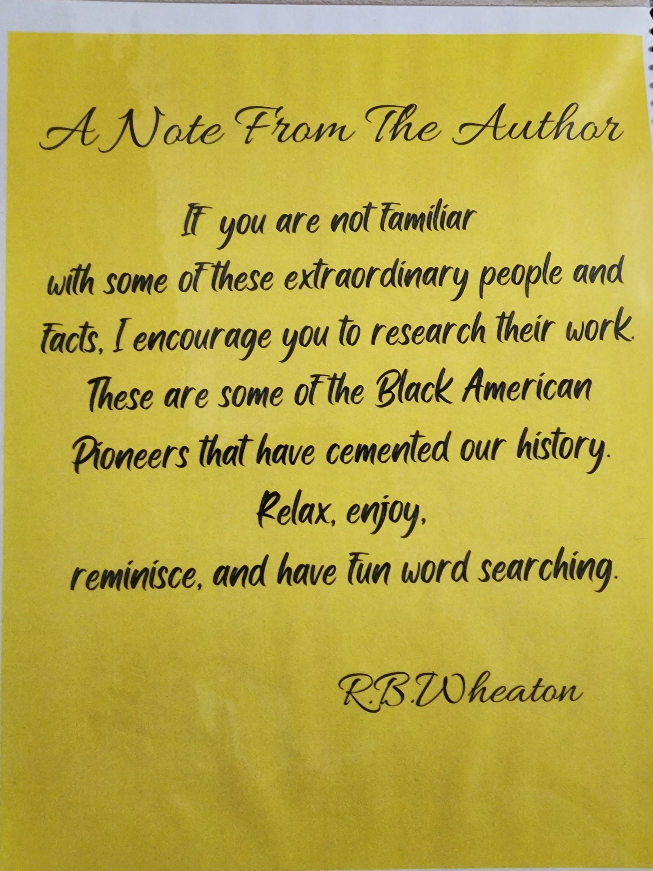 Black American Soul Word Search - Etsy