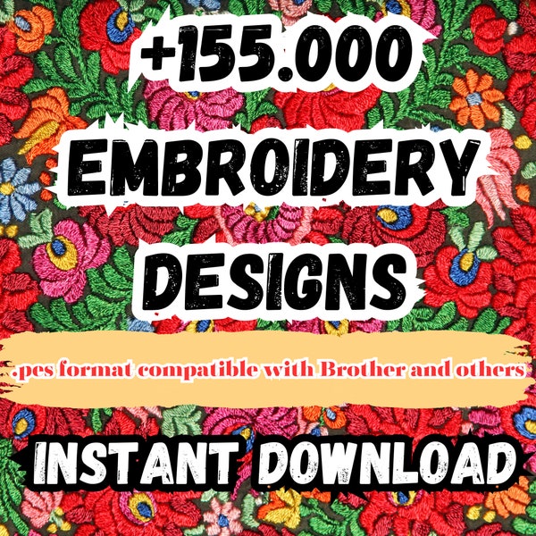 Pes Embroidery Designs - Etsy