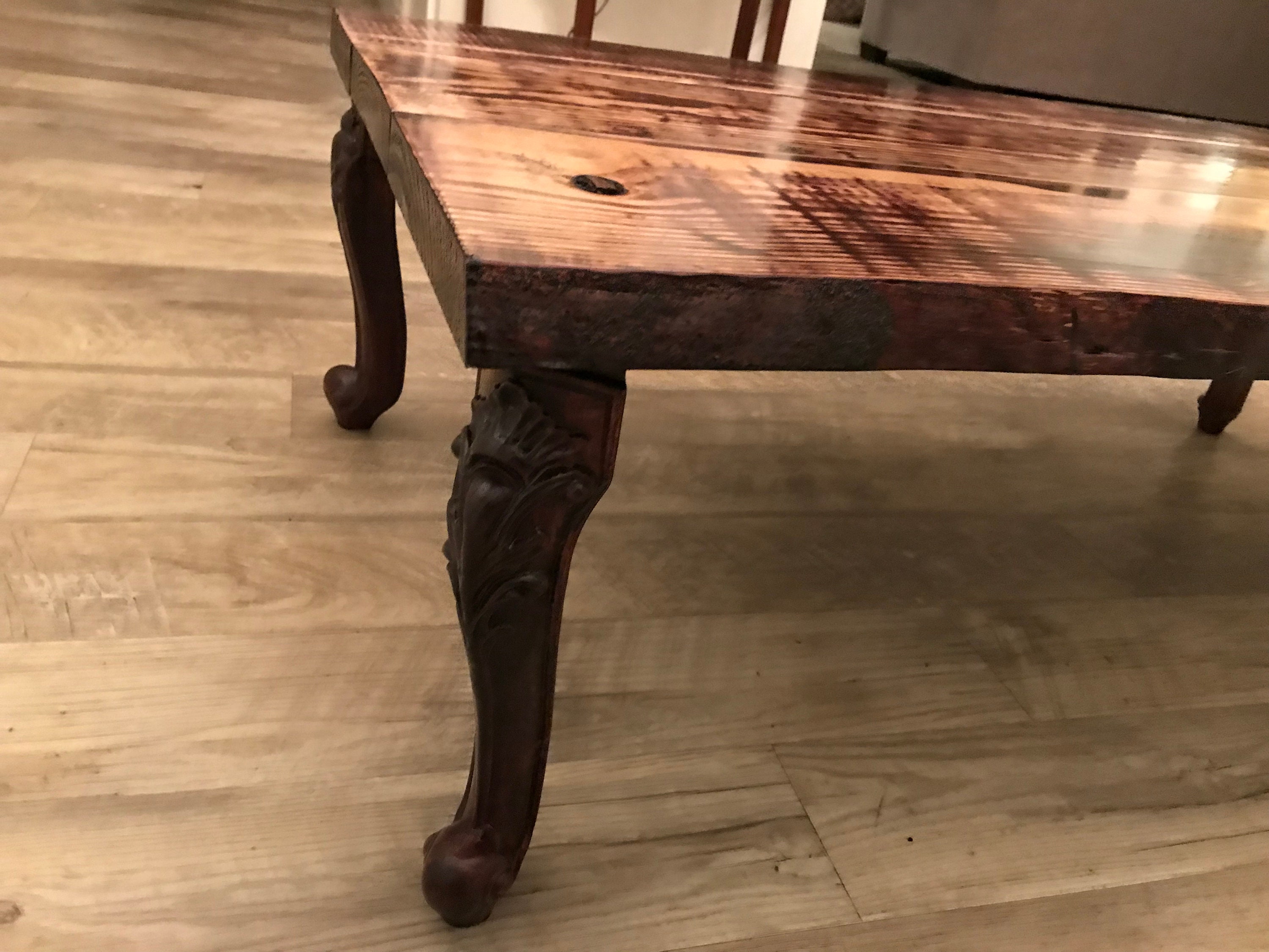 Live Edge Custom Handmade Cocktail Table - Etsy
