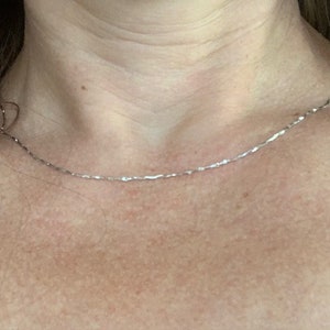 HH Dainty Silver Bone Chain-925 Sterling Silver - Etsy