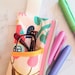 Ruby Notebook Pouch: Elastic Pencil Bookmark Sewing Pattern (PDF and ...