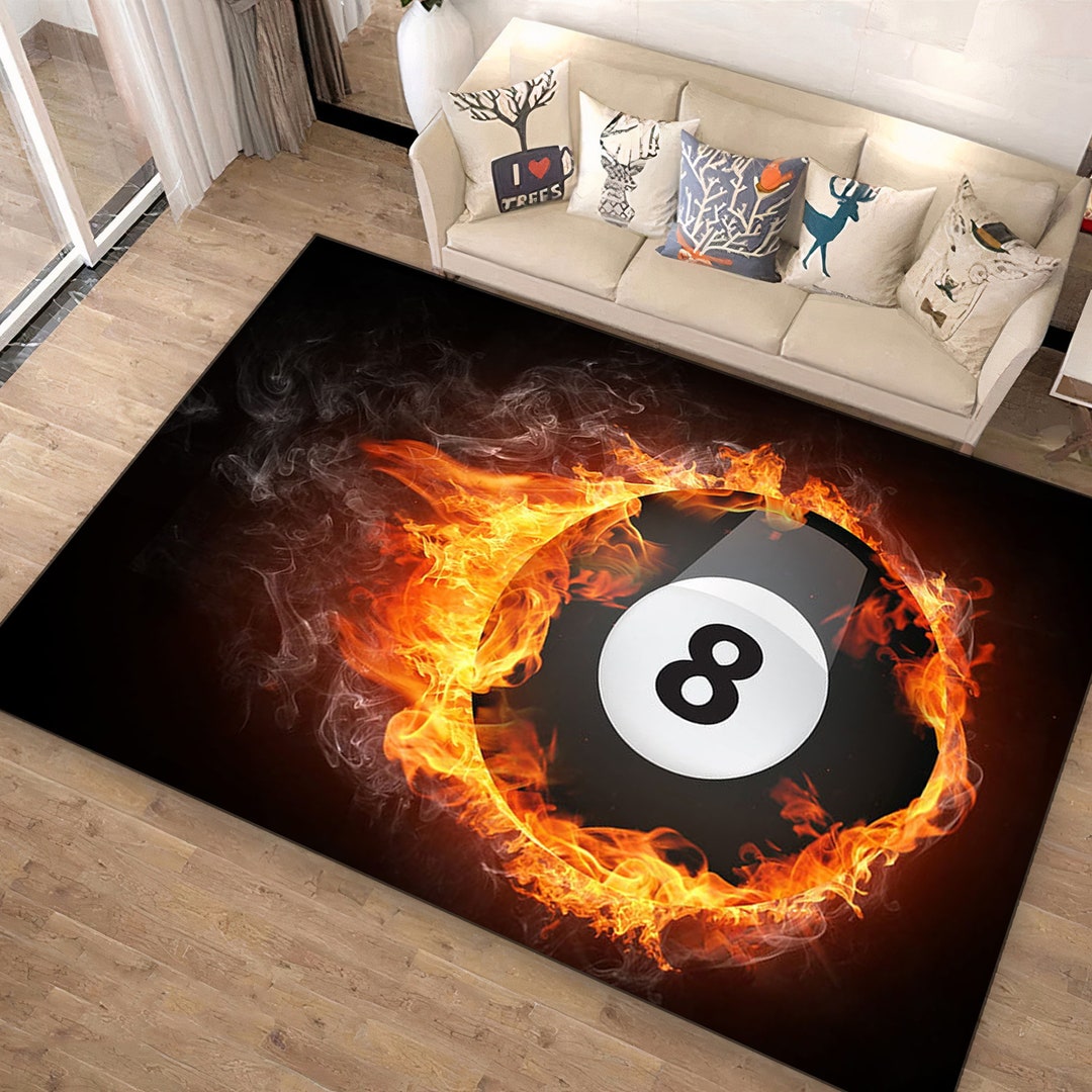 Billiards,billiards Ball,minimal Rug,soft Color Rug,custom Design Rug ...