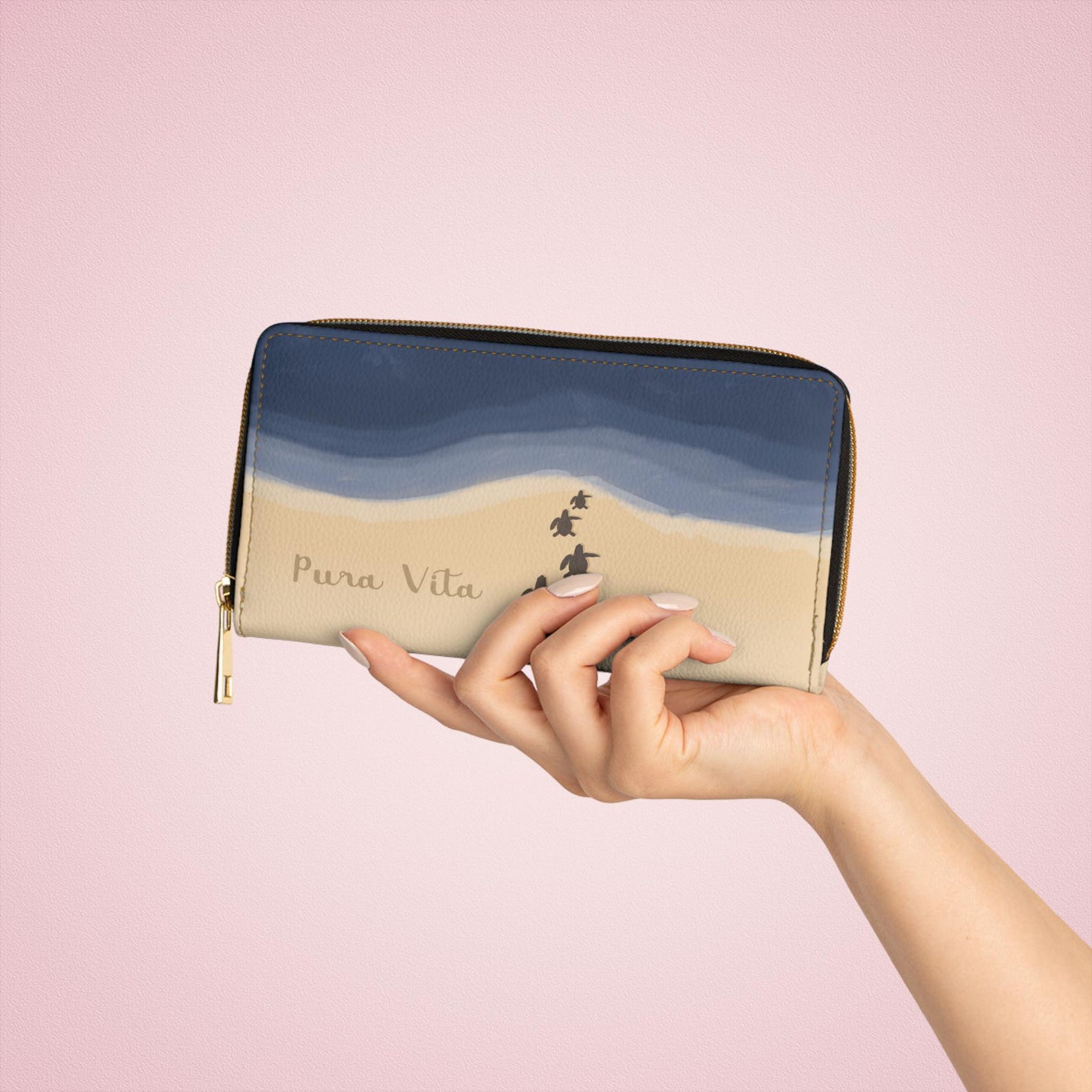 Pura Vida Wallet, Costa Rica Wallet, Turtle Wallet, Beach Wallet, Beach ...