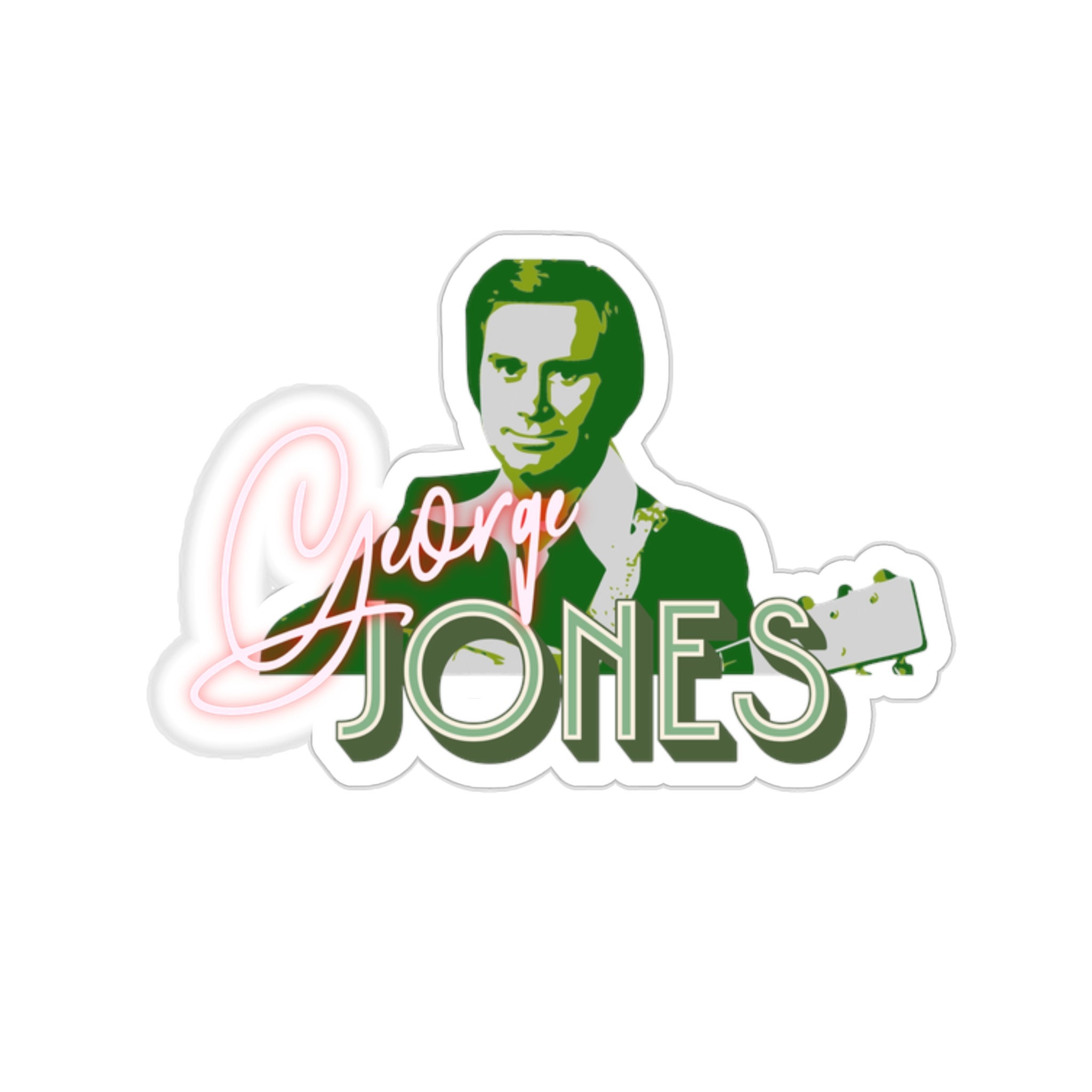 George Jones Sticker - Etsy
