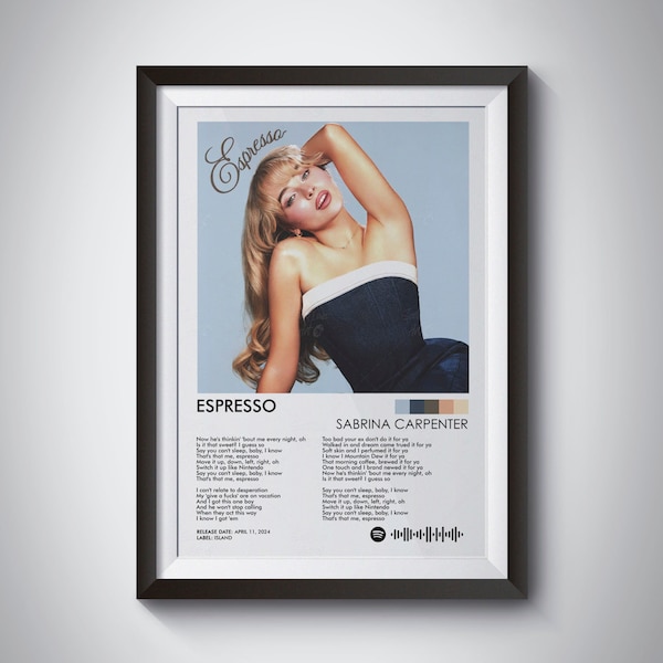 Sabrina Carpenter Poster Print - Etsy