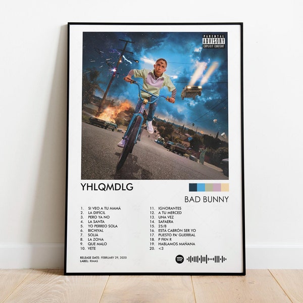 Bad Bunny Poster - Etsy